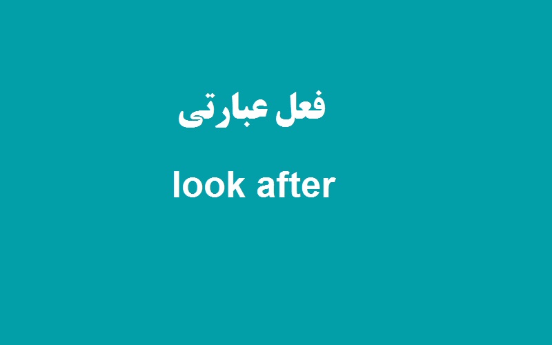 کاربرد و معنی look after چیست؟ - زبانشناس