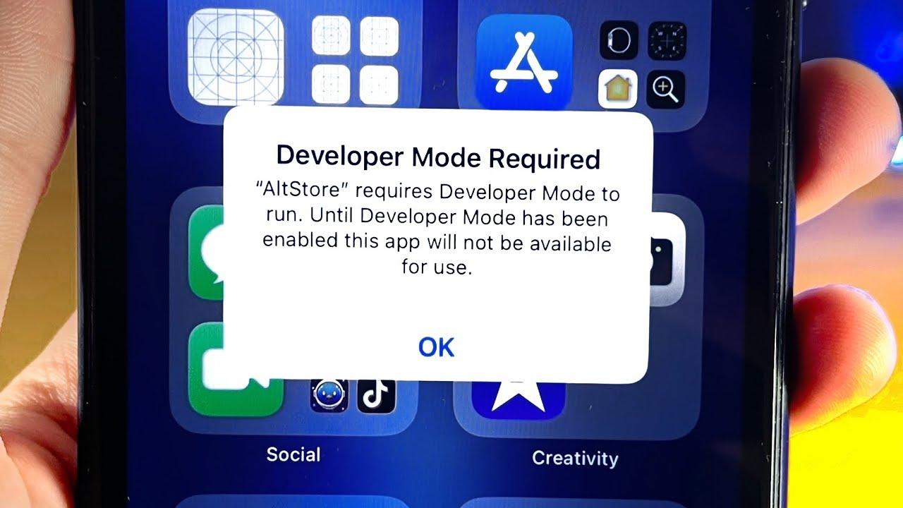 معنی جمله Developer mode required چیست؟ - زبانشناس